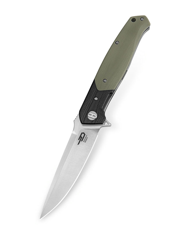 BESTECH SWORDFISH BG03B Black and Beige G10 Handle 3.94" D2 Blade ...