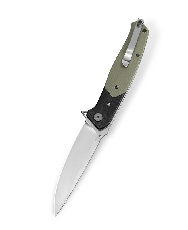 BESTECH SWORDFISH BG03B Black and Beige G10 Handle 3.94" D2 Blade ...