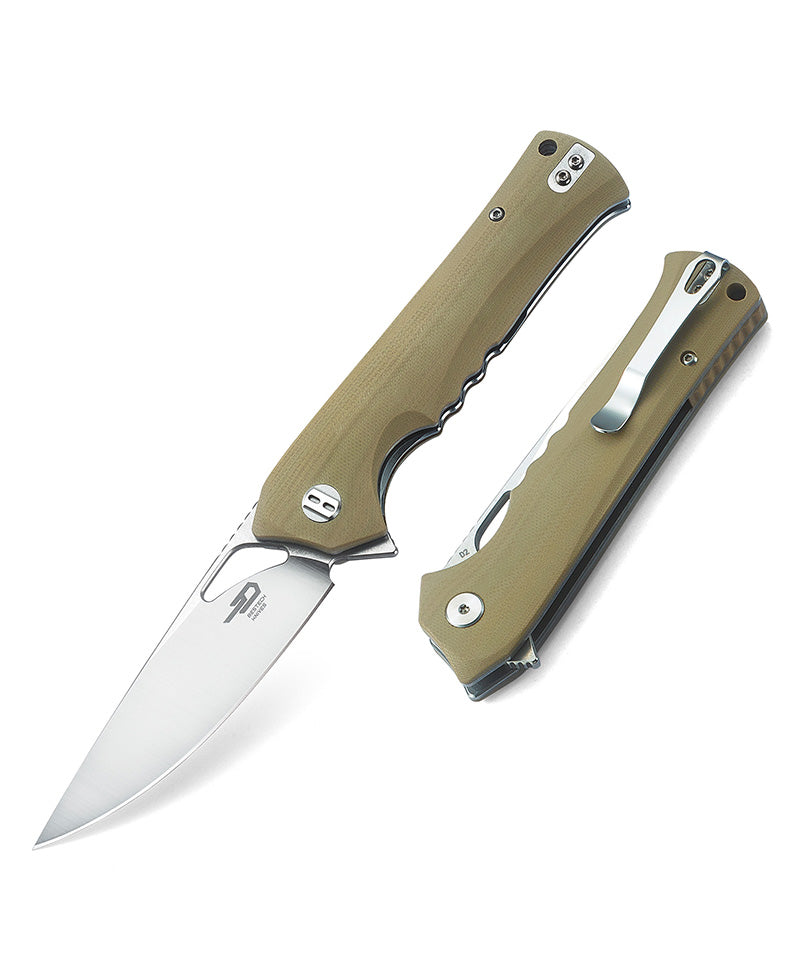 BESTECH MUSKIE BG20C-1 3.54" D2 Blade G10 Handle– Bestech Knives