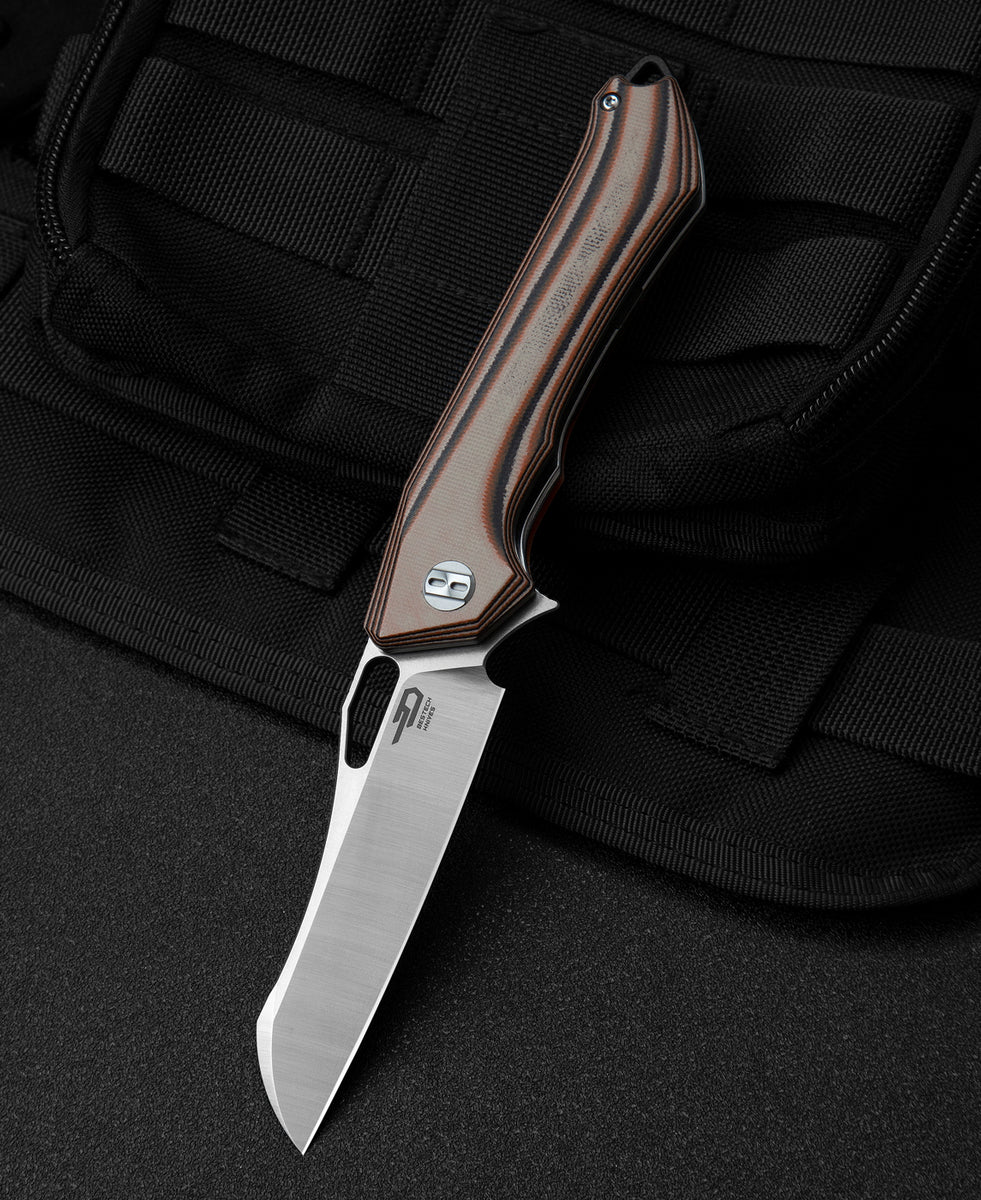 BESTECH PLATYPUS G10 Handle: 3.43" D2 Blade BG28C– Bestech Knives