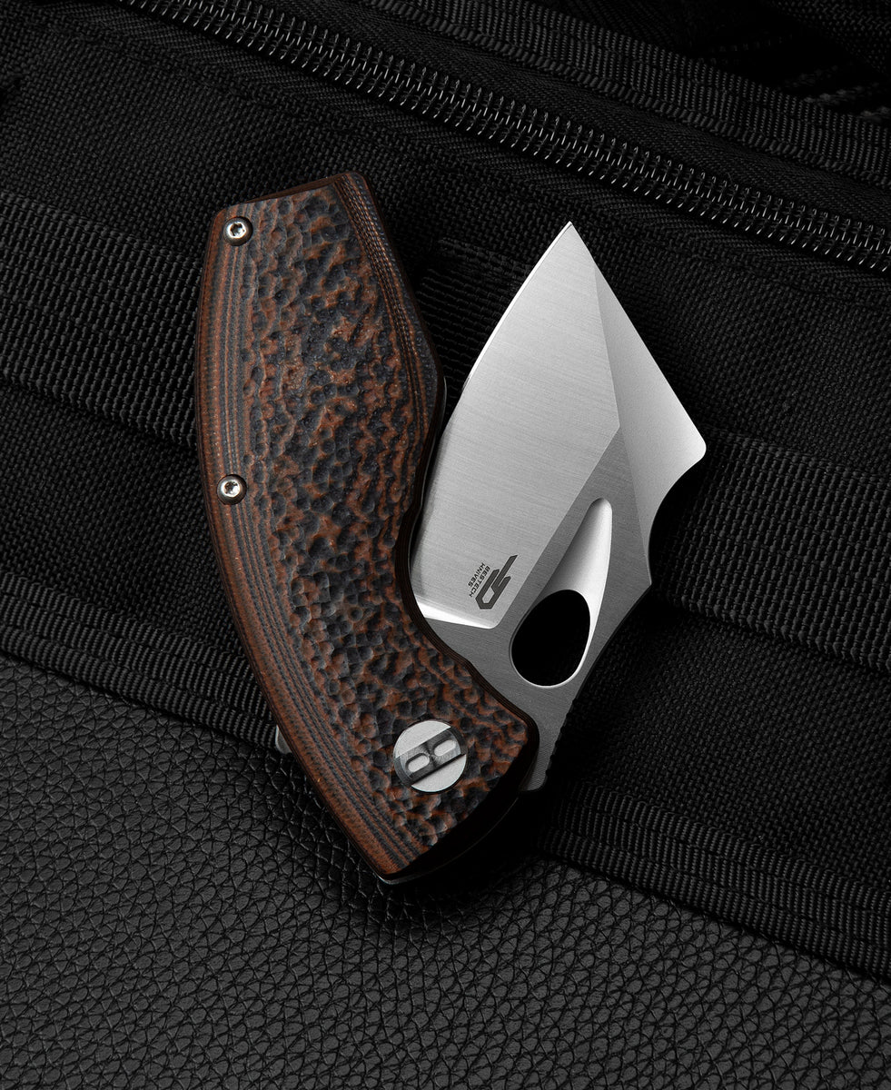 BESTECH LIZARD Black+Orange G10 Handle: 2.4" D2 Blade BG39A– Bestech Knives