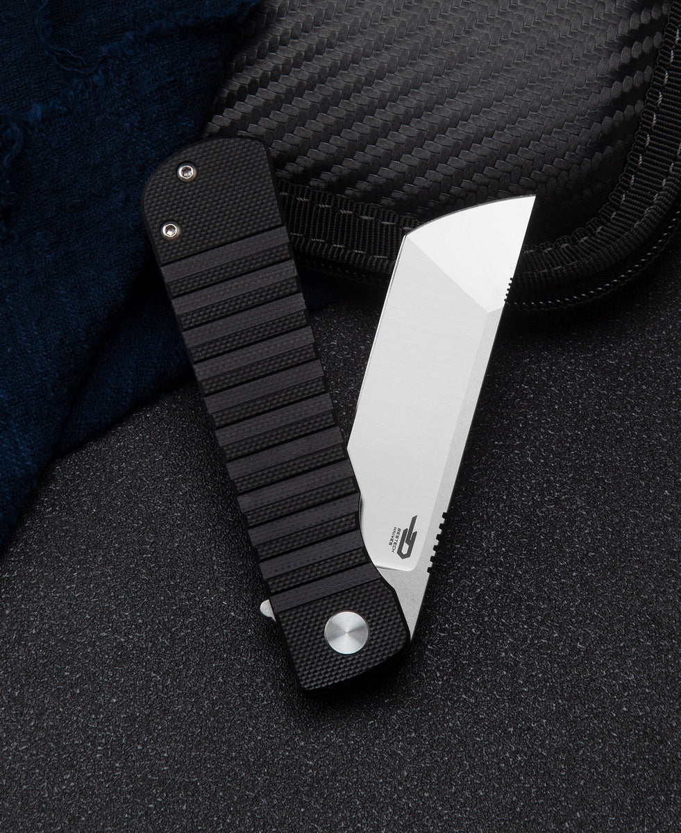BESTECH TITAN Black G10 Handle: 2.96" D2 Blade BG49A-1– Bestech Knives