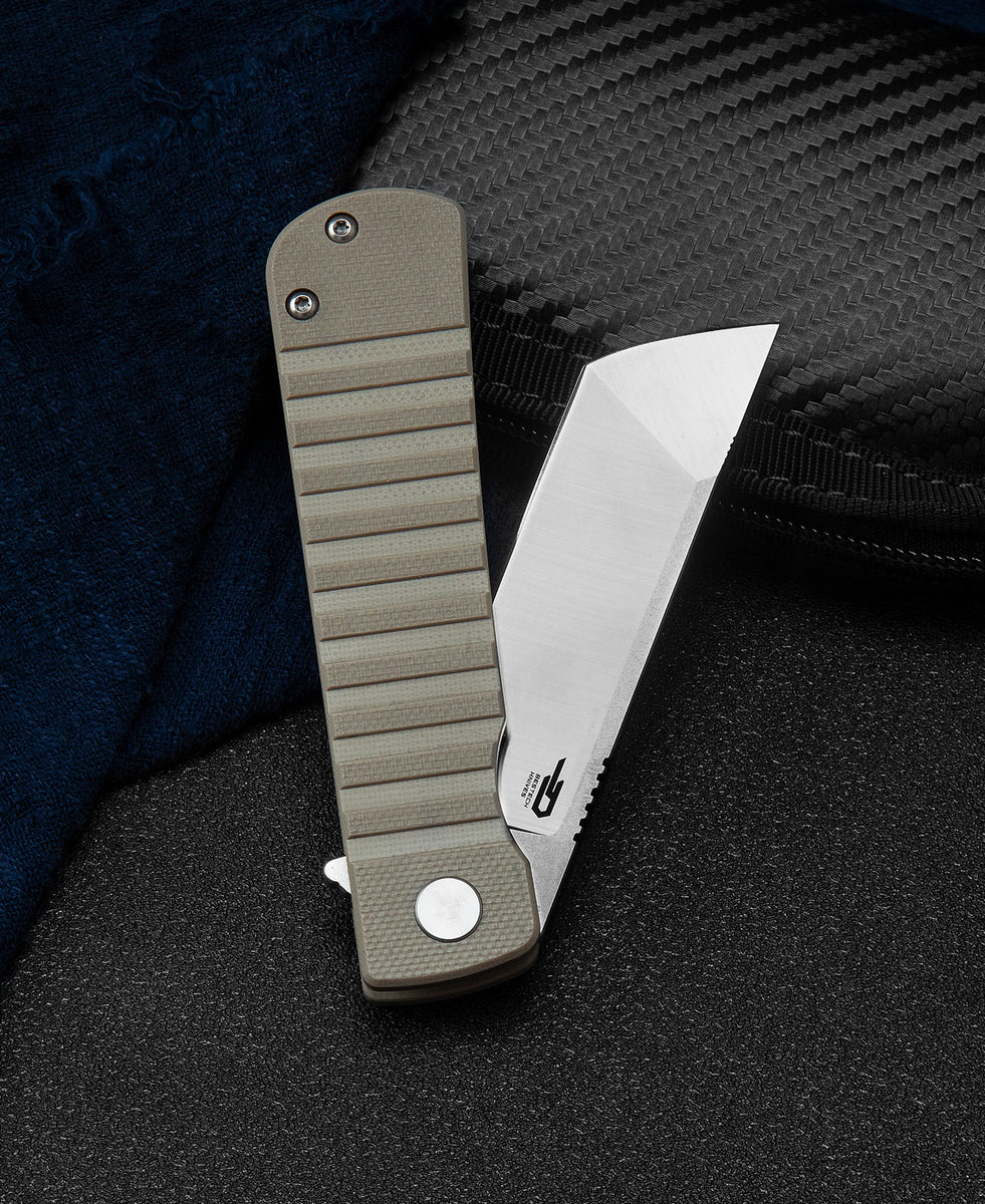 BESTECH TITAN Beige G10 Handle: 2.96" D2 Blade BG49A-2– Bestech Knives