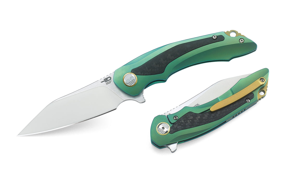 BESTECH PTERODACTYL BT1801B 3.54" CPM-S35VN Blade 6AL4V Titanium with – Bestech Knives